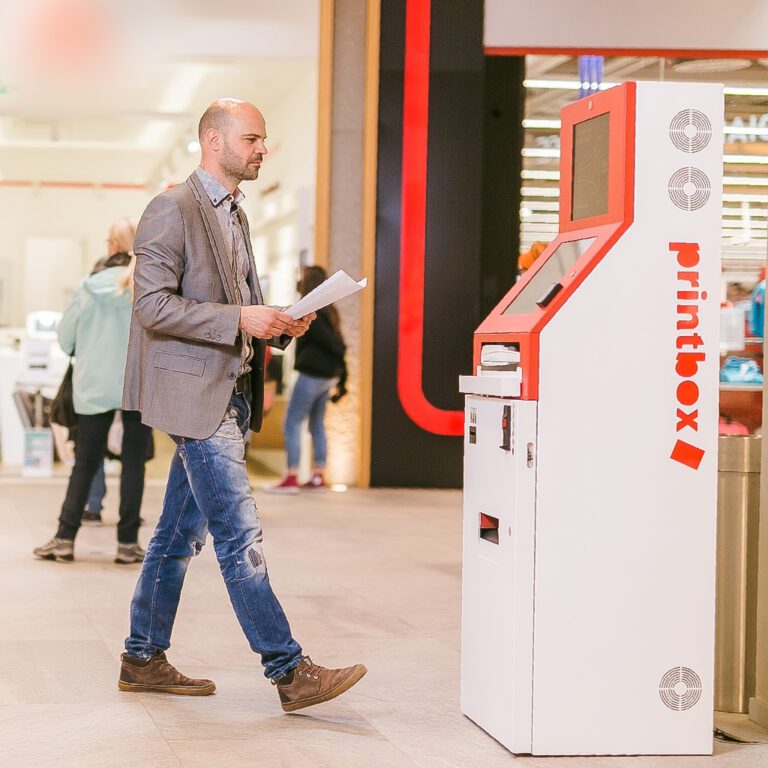 Printbox self-service print vending machine