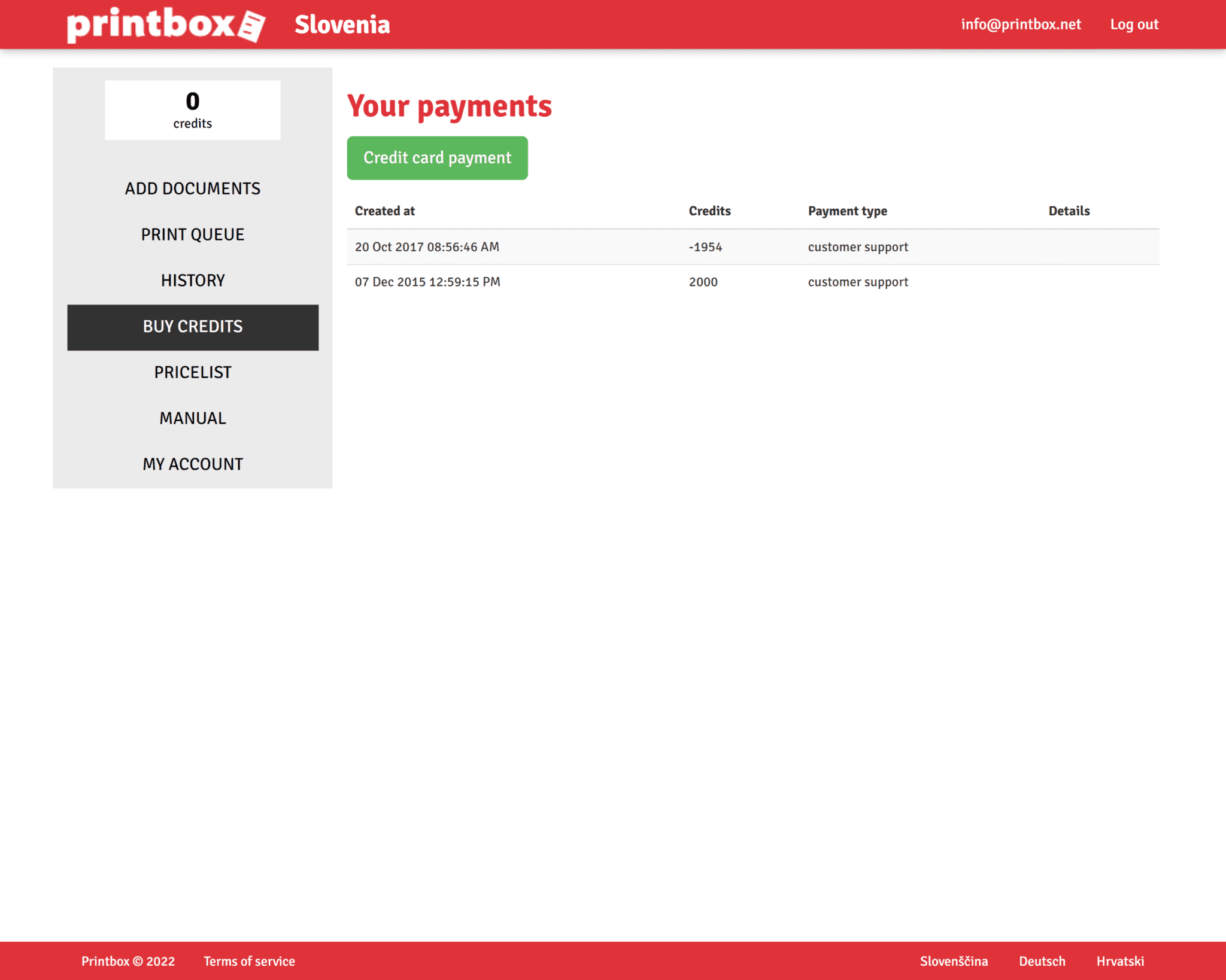 Wie verwende ich Printbox