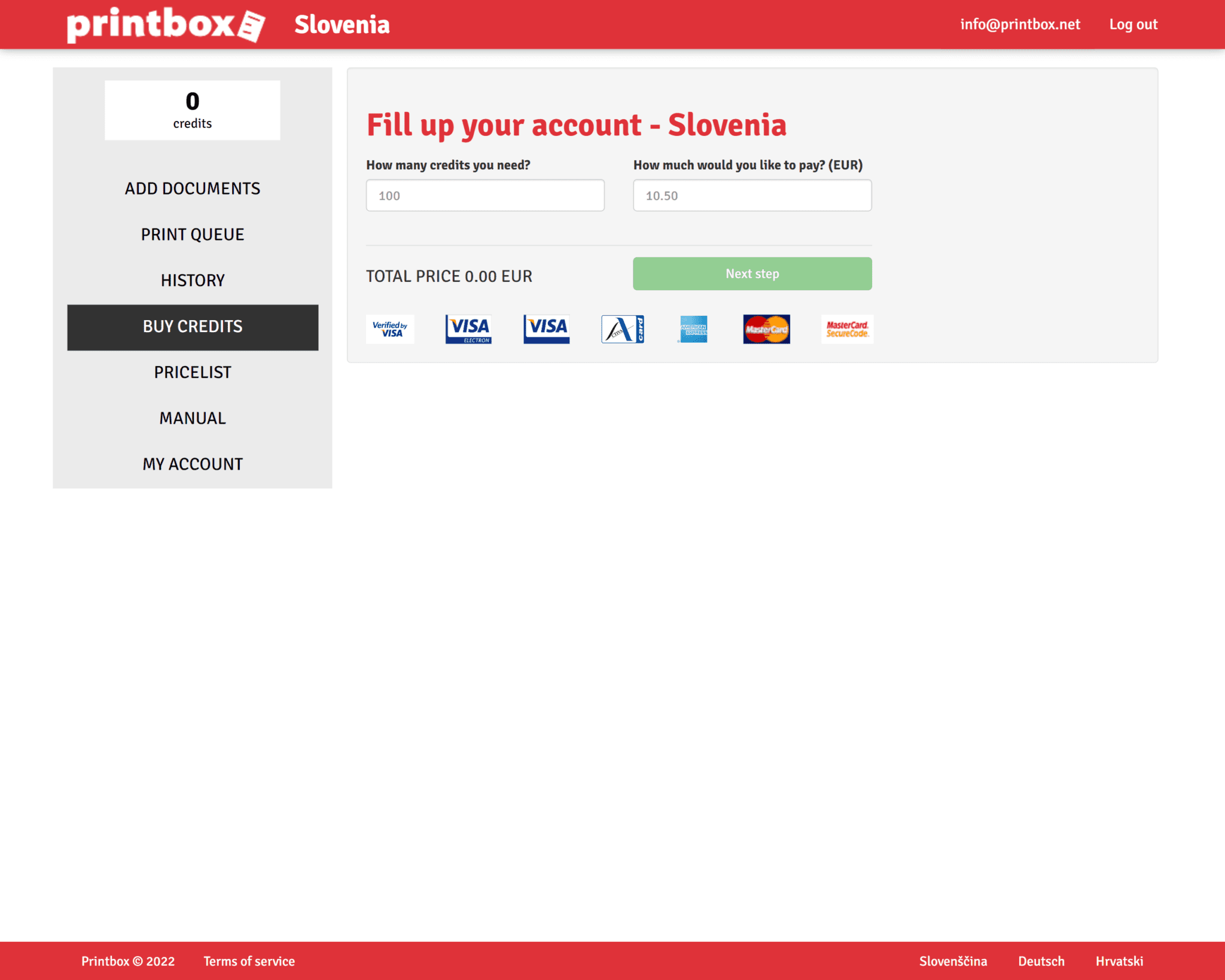 Kako uporabljati Printbox